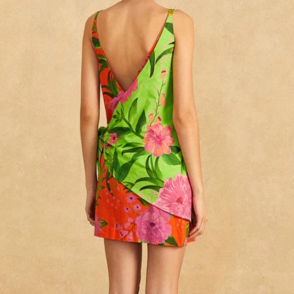 FARM Rio | Swim | New Farm Rio Romantic Garden Reversible Wrap Cover Up ...